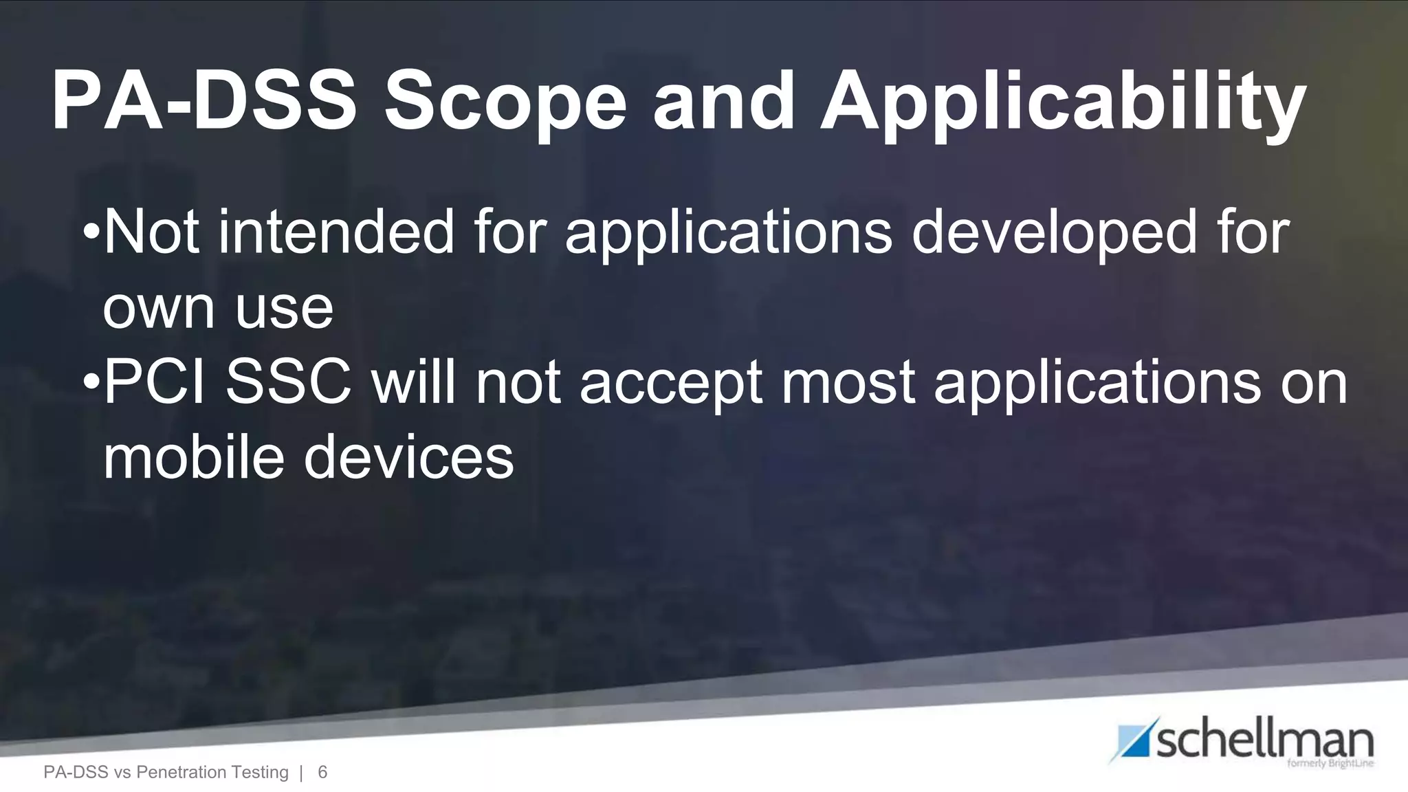 PA-DSS and Application Penetration Testing | PPT