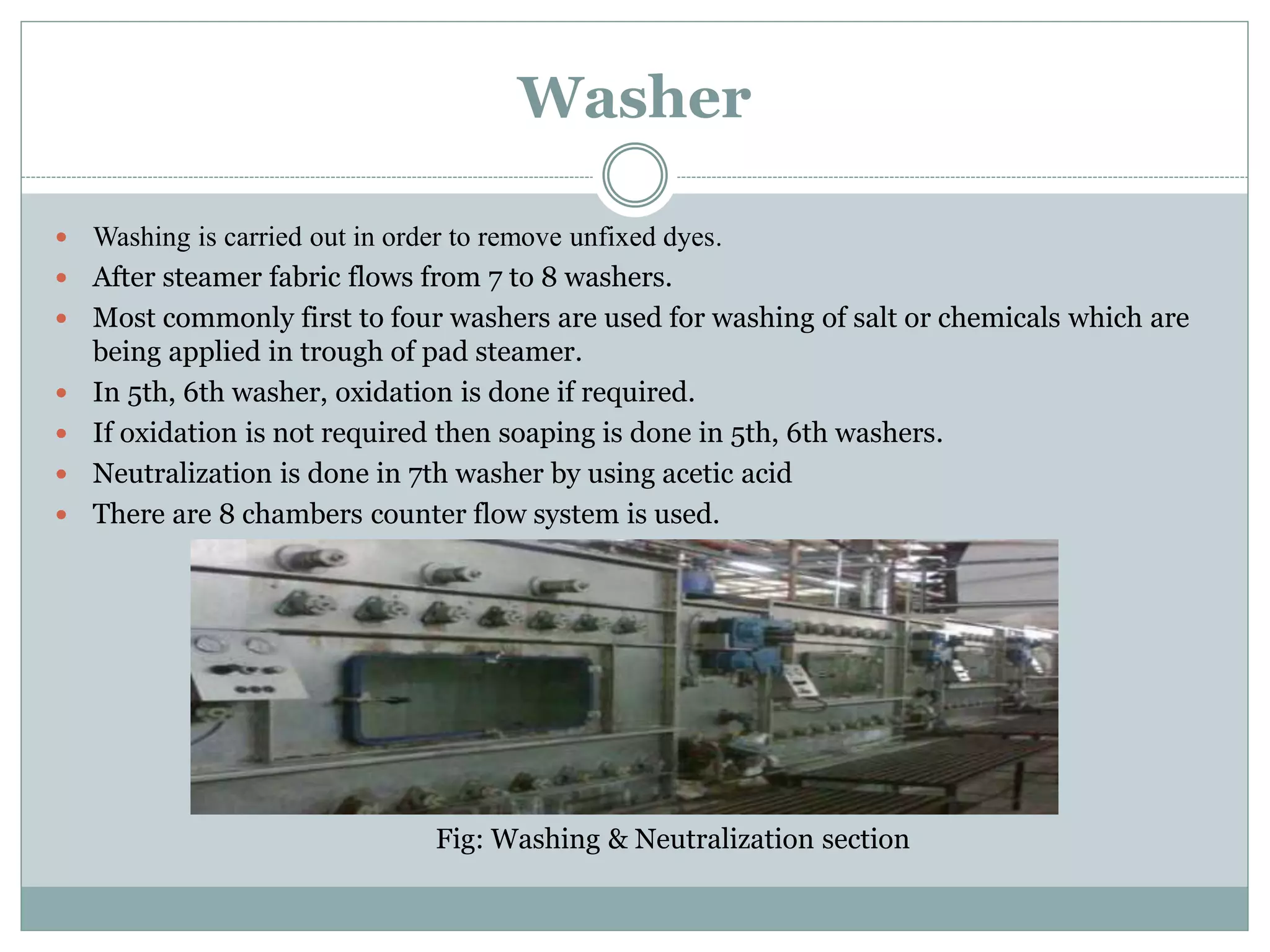 Pad steam dyeing machine | PPTX