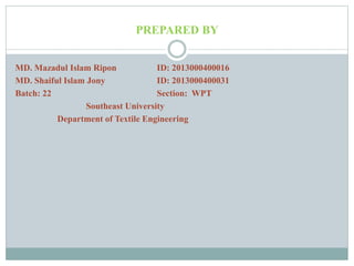 Pad steam dyeing machine | PPTX