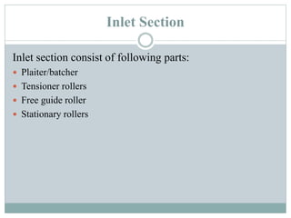 Pad steam dyeing machine | PPTX