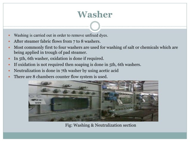 Pad steam dyeing machine | PPTX | Home Appliances | Home & Garden