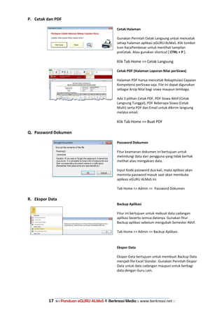 Aplikasi e Guru untuk Kurikulum 2013 | PDF