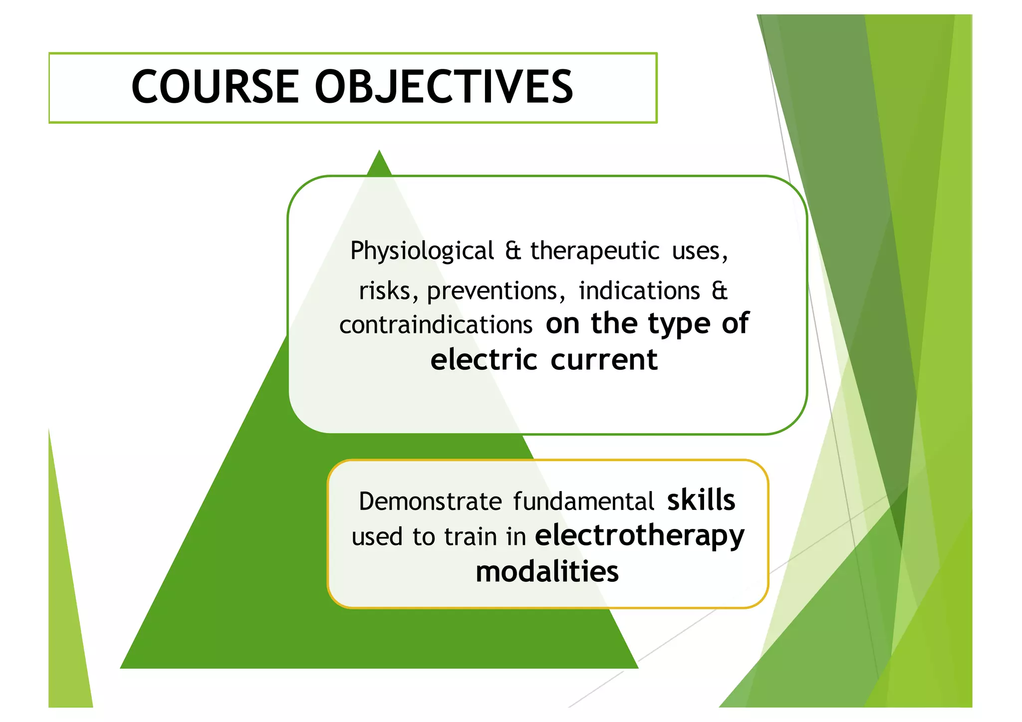 introduction to Electrotherapy | PDF