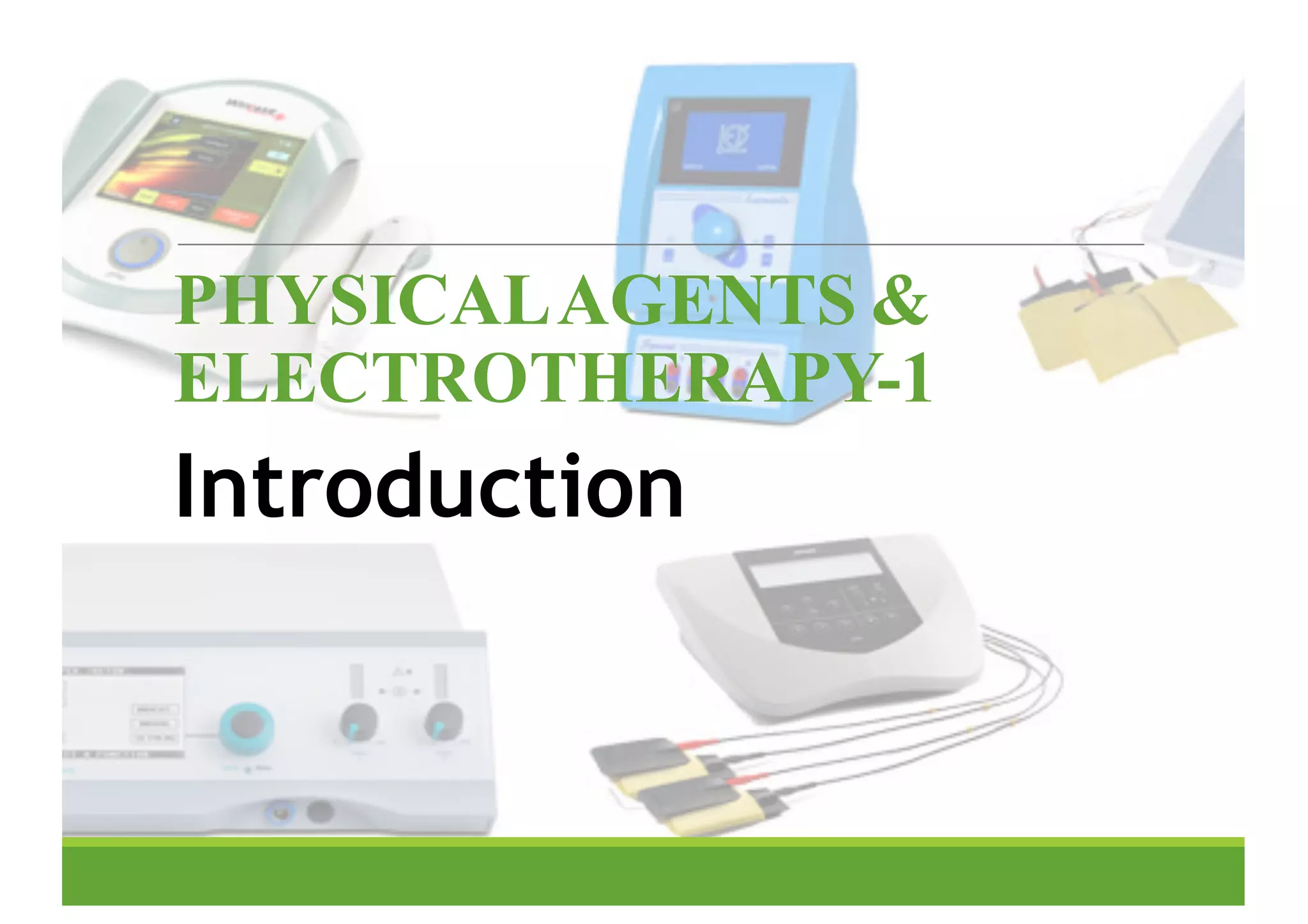 introduction to Electrotherapy | PDF