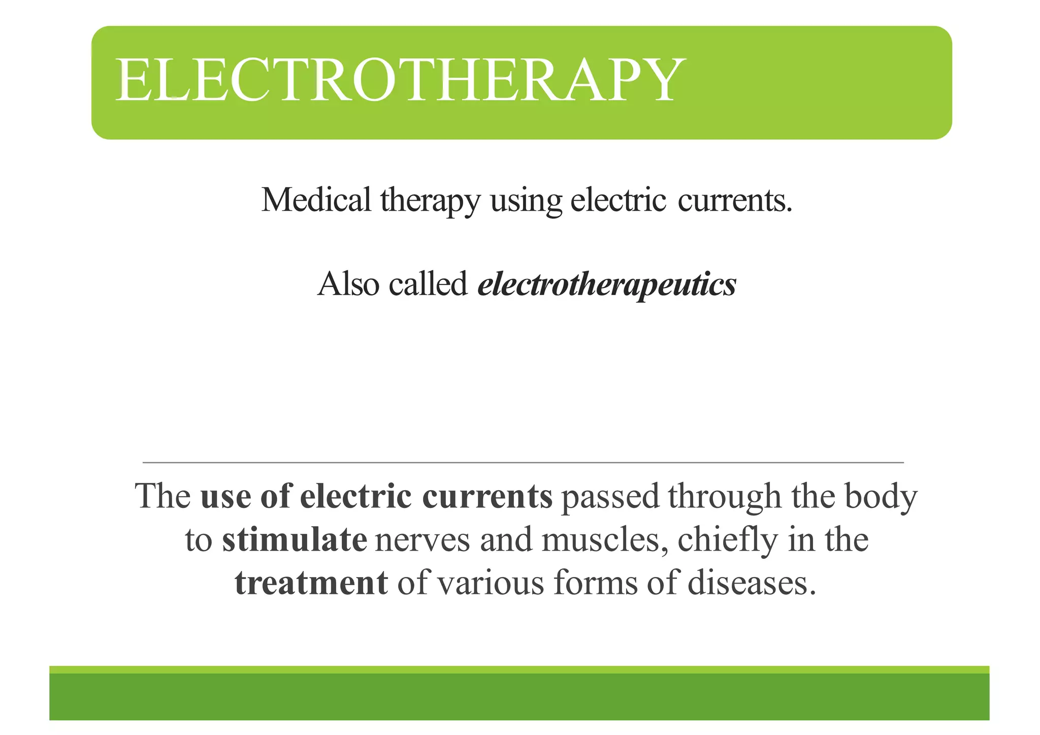 Introduction To Electrotherapy Pdf