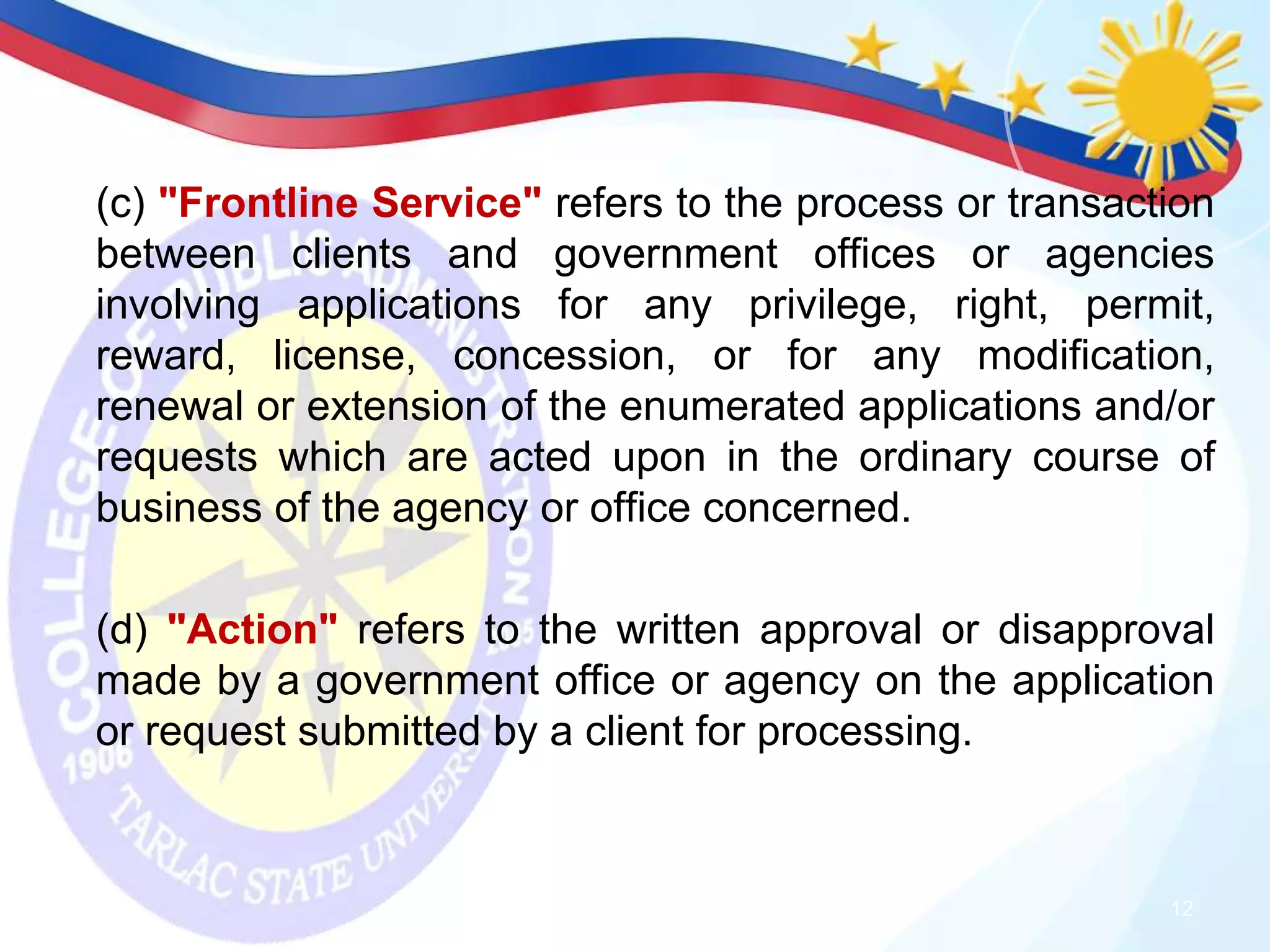 REPUBLIC ACT 9485 - ANTI-RED TAPE ACT OF 2007 with EXPLANATION | PPTX