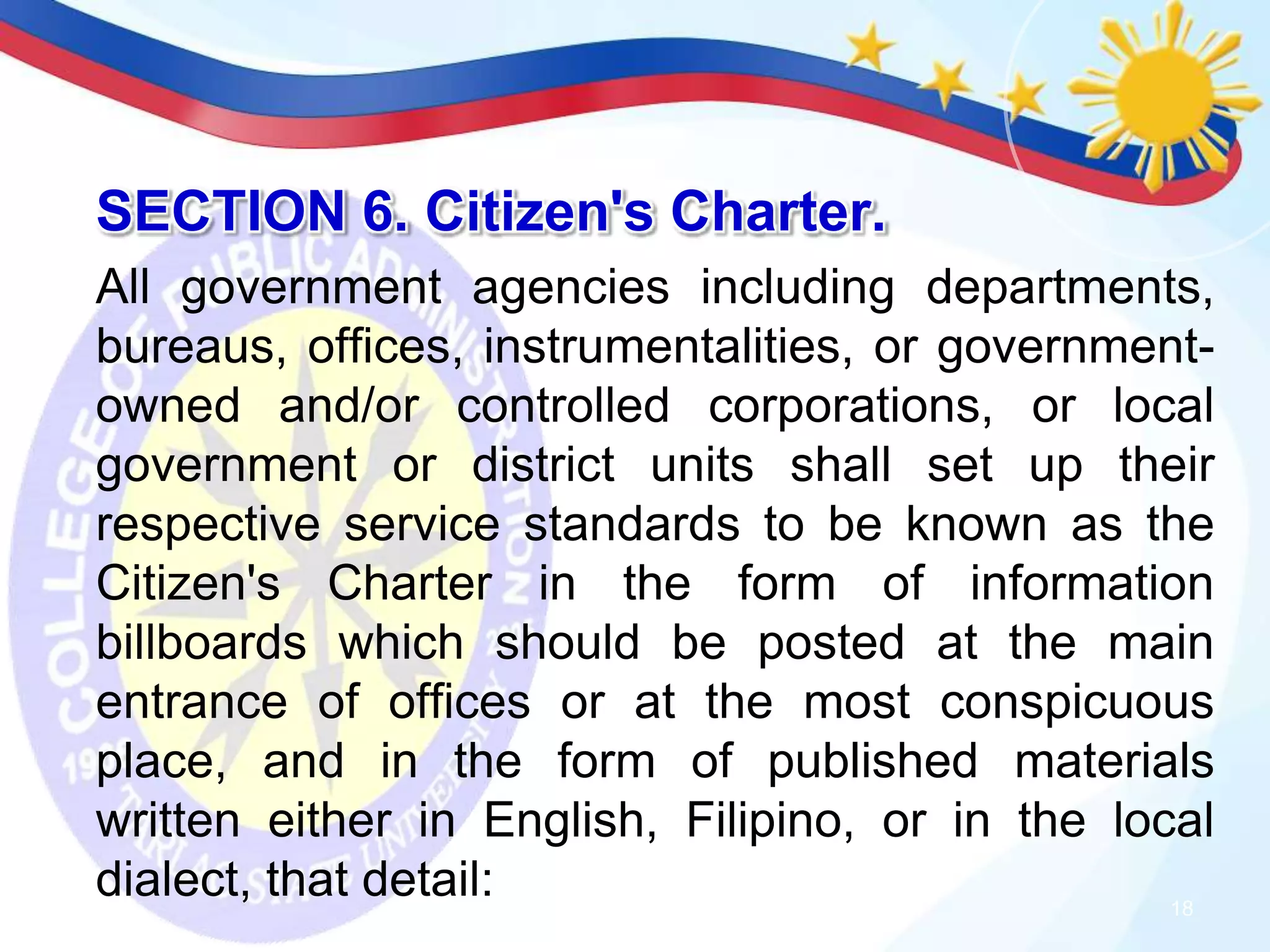 REPUBLIC ACT 9485 - ANTI-RED TAPE ACT OF 2007 with EXPLANATION | PPTX