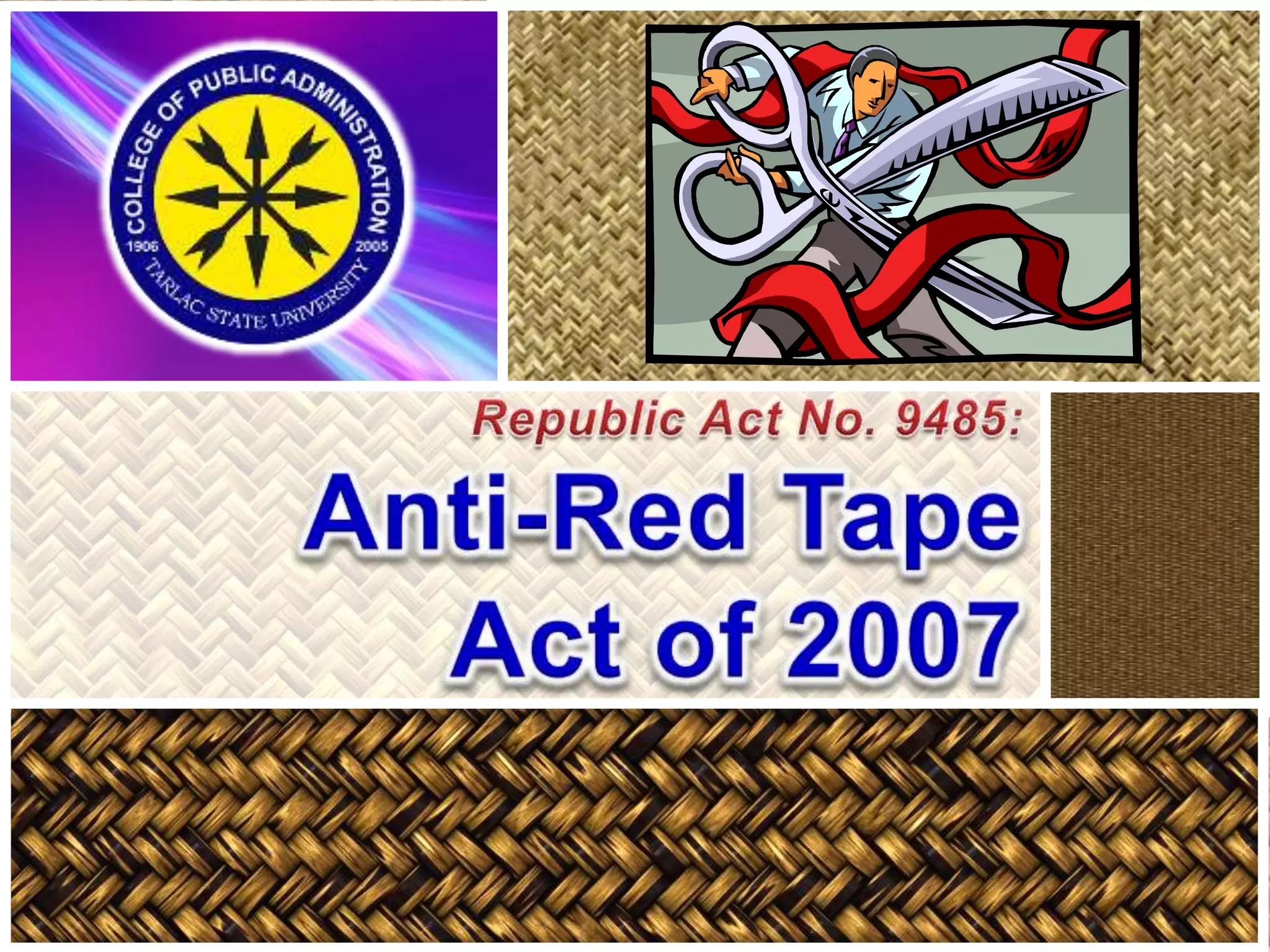 REPUBLIC ACT 9485 - ANTI-RED TAPE ACT OF 2007 with EXPLANATION | PPTX