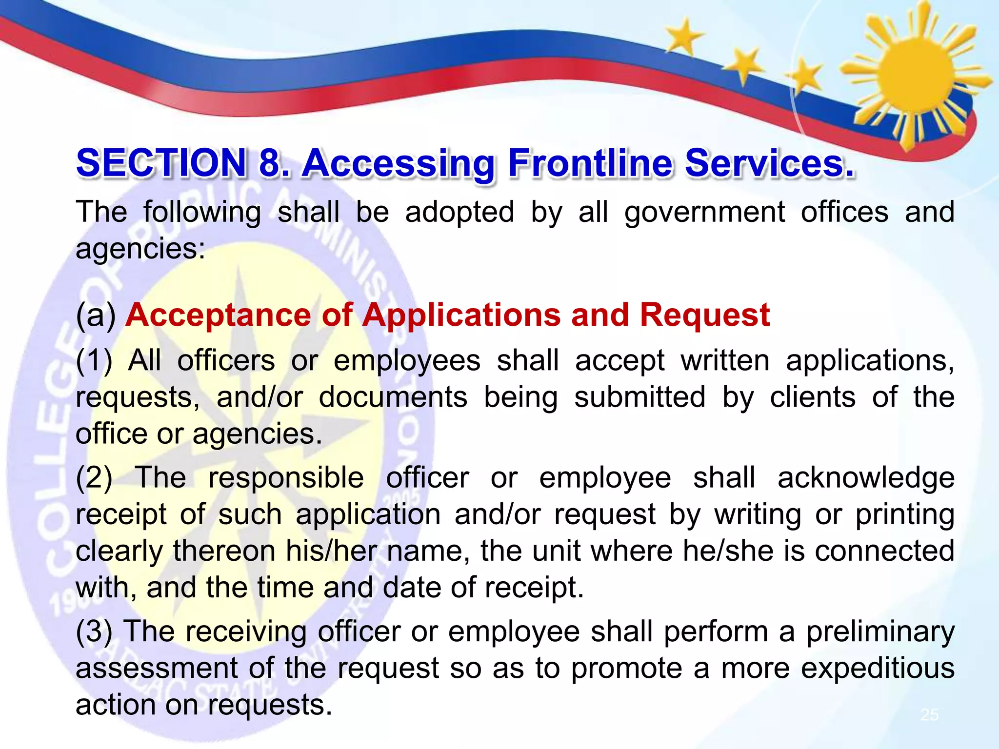 REPUBLIC ACT 9485 - ANTI-RED TAPE ACT OF 2007 with EXPLANATION | PPTX