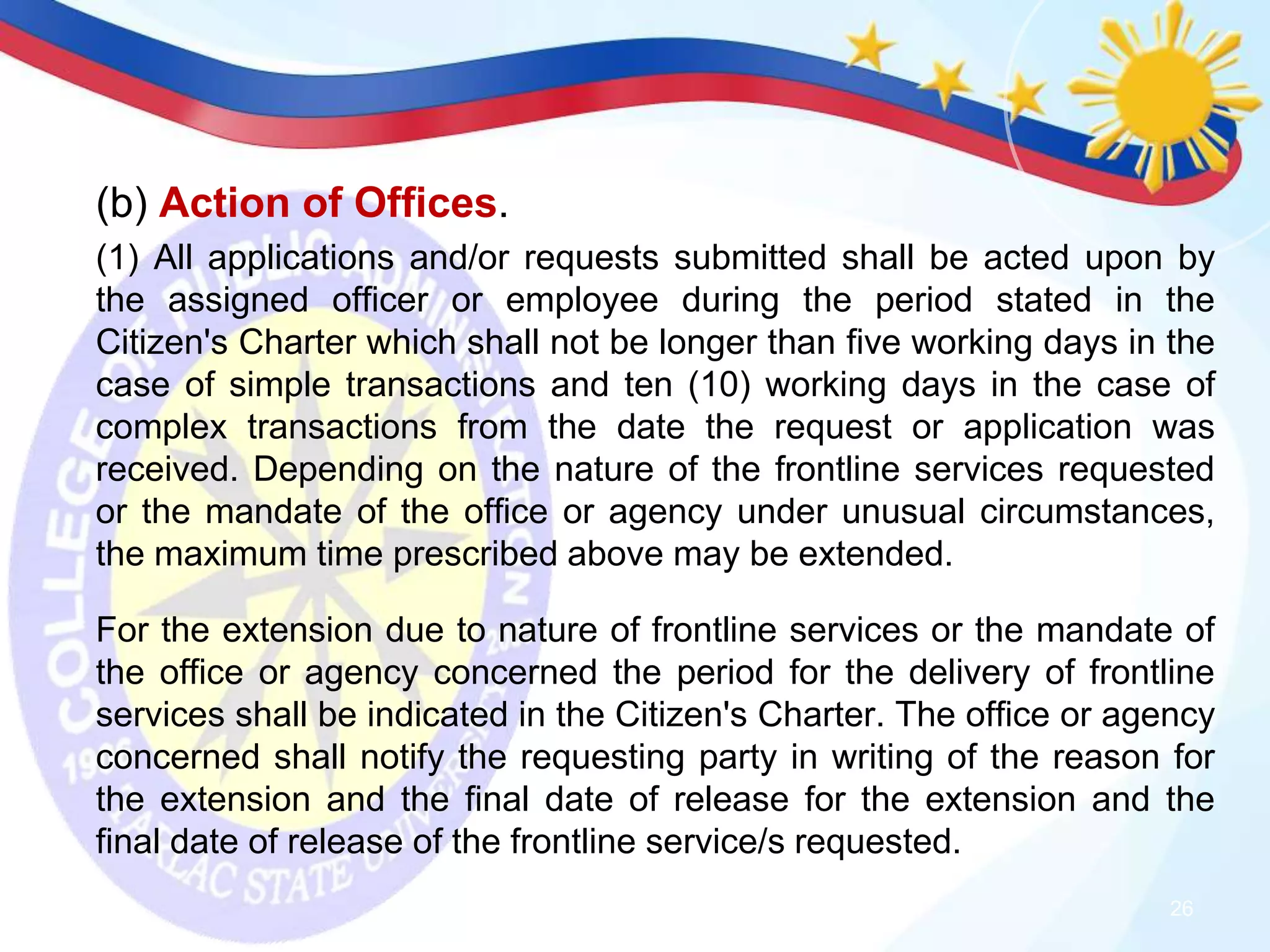 REPUBLIC ACT 9485 - ANTI-RED TAPE ACT OF 2007 with EXPLANATION | PPTX ...