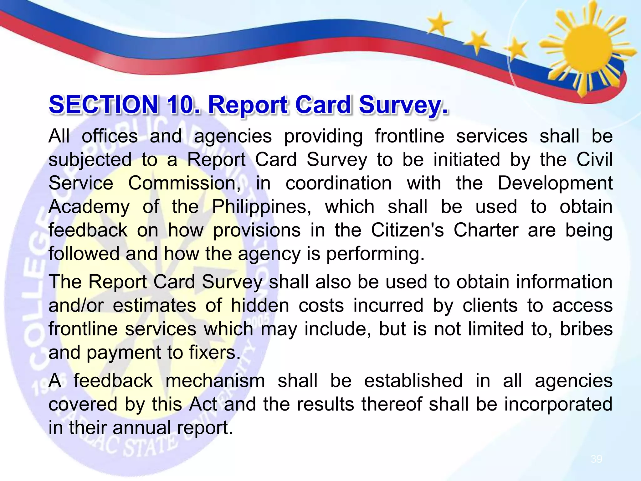 REPUBLIC ACT 9485 - ANTI-RED TAPE ACT OF 2007 with EXPLANATION | PPTX ...