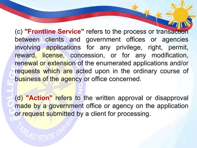 REPUBLIC ACT 9485 - ANTI-RED TAPE ACT OF 2007 with EXPLANATION | PPTX ...