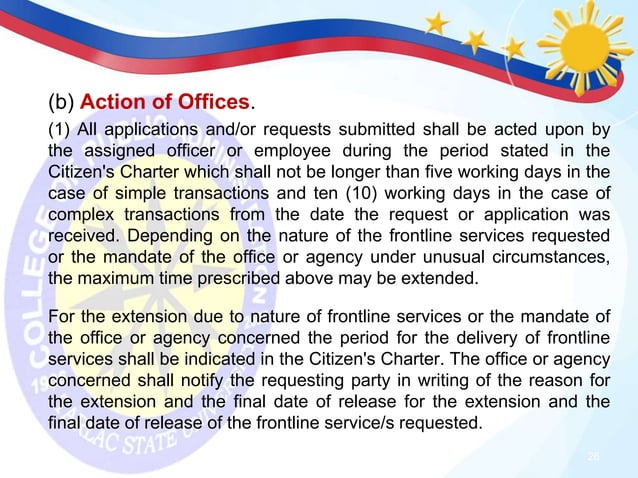 REPUBLIC ACT 9485 - ANTI-RED TAPE ACT OF 2007 with EXPLANATION | PPTX ...