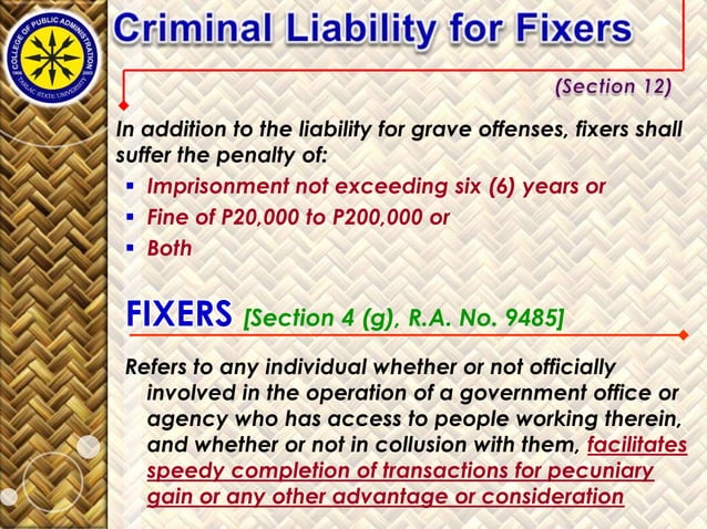 REPUBLIC ACT 9485 - ANTI-RED TAPE ACT OF 2007 with EXPLANATION | PPTX ...