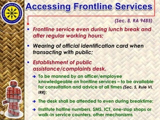 REPUBLIC ACT 9485 - ANTI-RED TAPE ACT OF 2007 (SIMPLIFIED) | PPTX