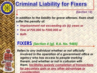 REPUBLIC ACT 9485 - ANTI-RED TAPE ACT OF 2007 (SIMPLIFIED) | PPTX