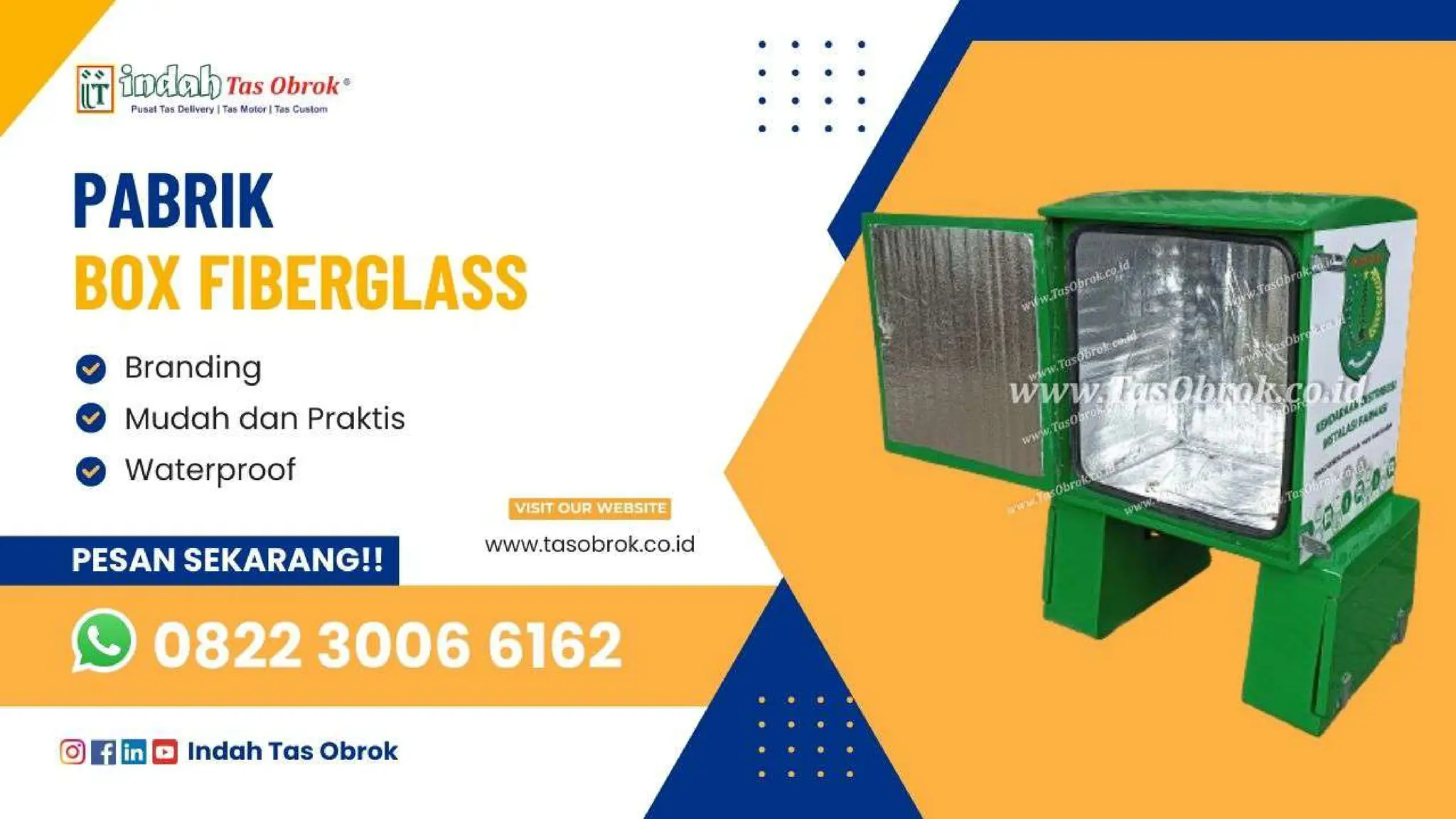 TELP/WA : 0822.3006.6162, Produsen Fiber Box For Motorcycle, Produsen ...