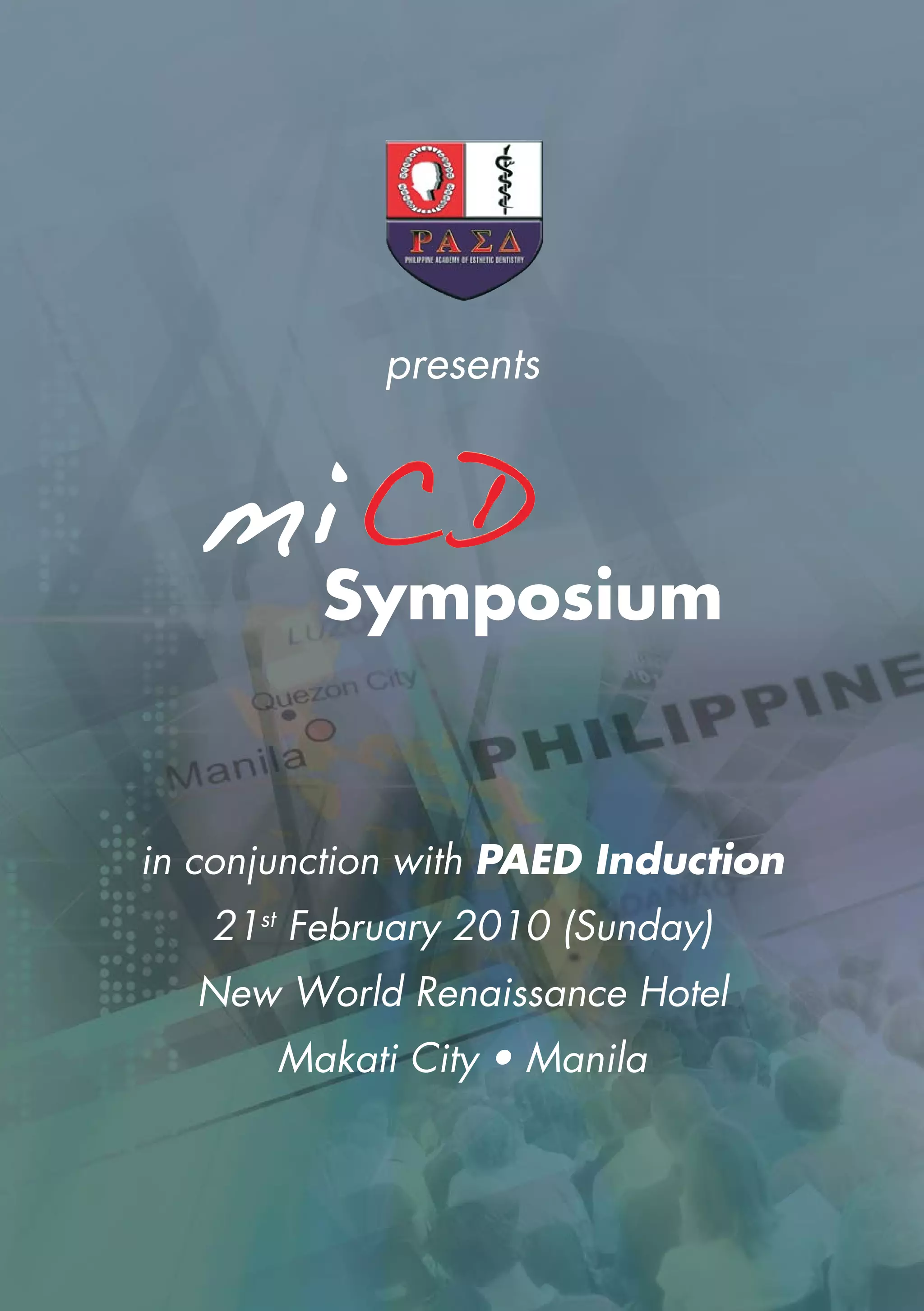 Paed Mi Cd Symposium Invites | PDF
