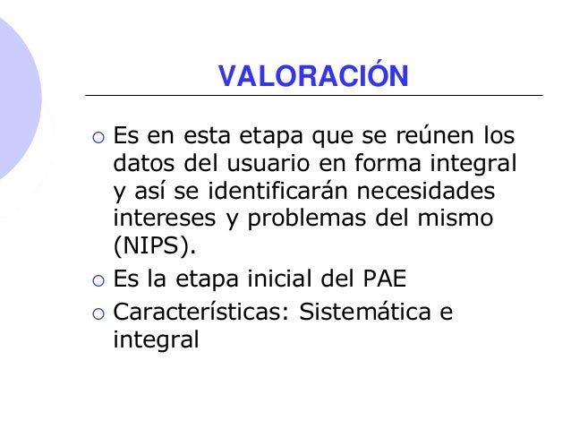 PAE Definición