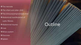 Paediatric Abdominal Imaging ( Grainger and Allison diagnostic ...