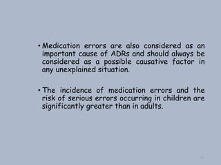 Paediatric (pediatrics) medication-drugs therapy in pediatrics | PPTX