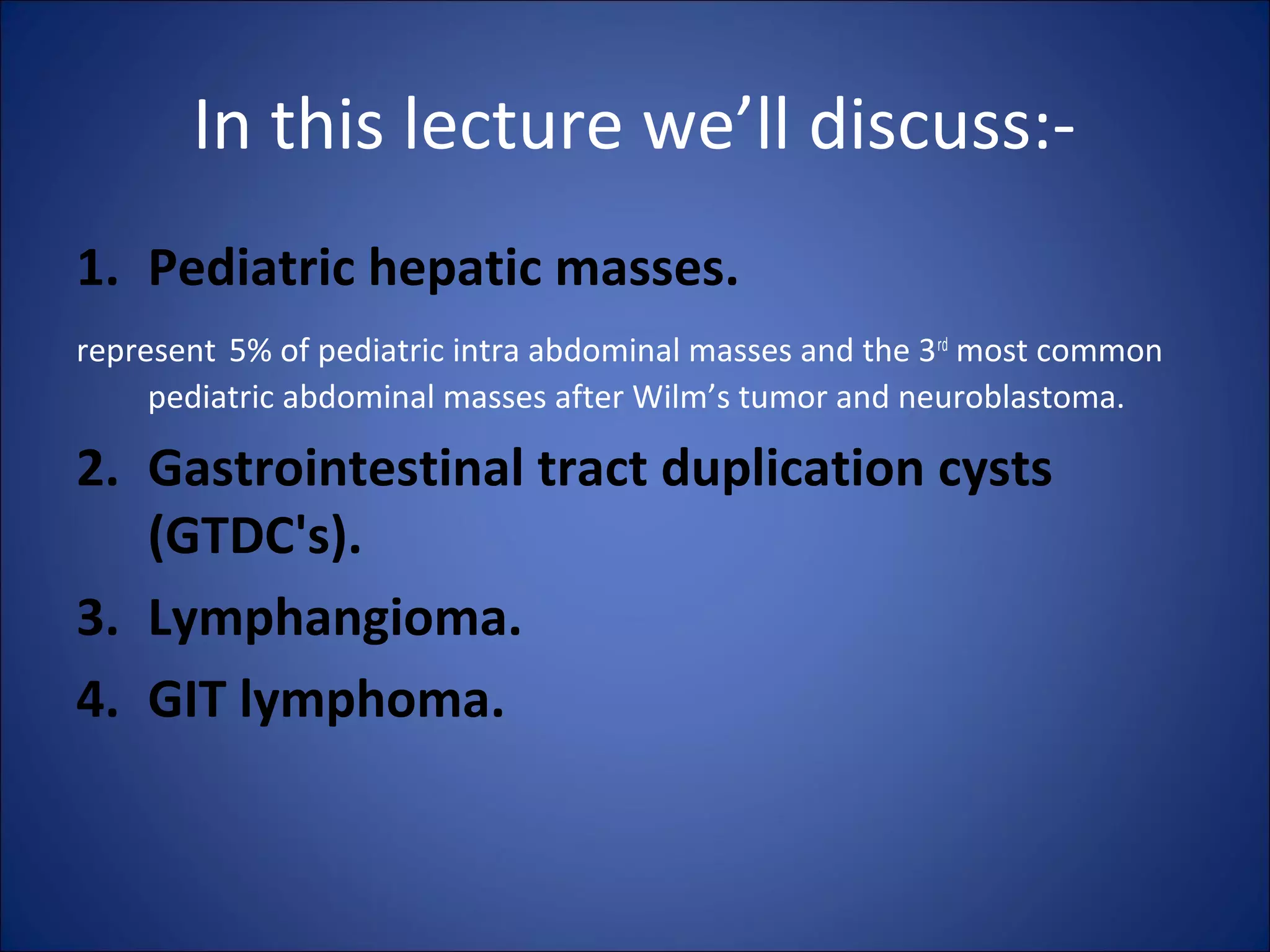 Pediatric GIT Imaging | PPT