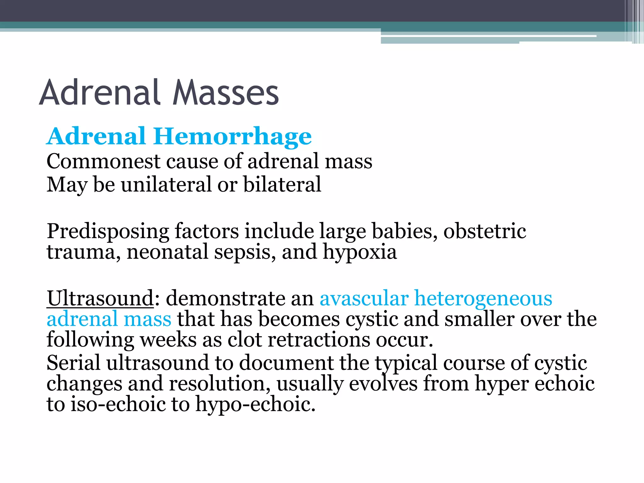 Paediatric abdominal masses | PPTX