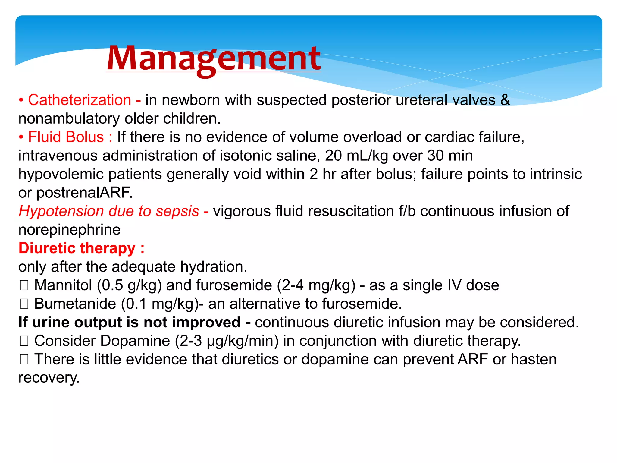 Paediatric acute renal failure | PPT