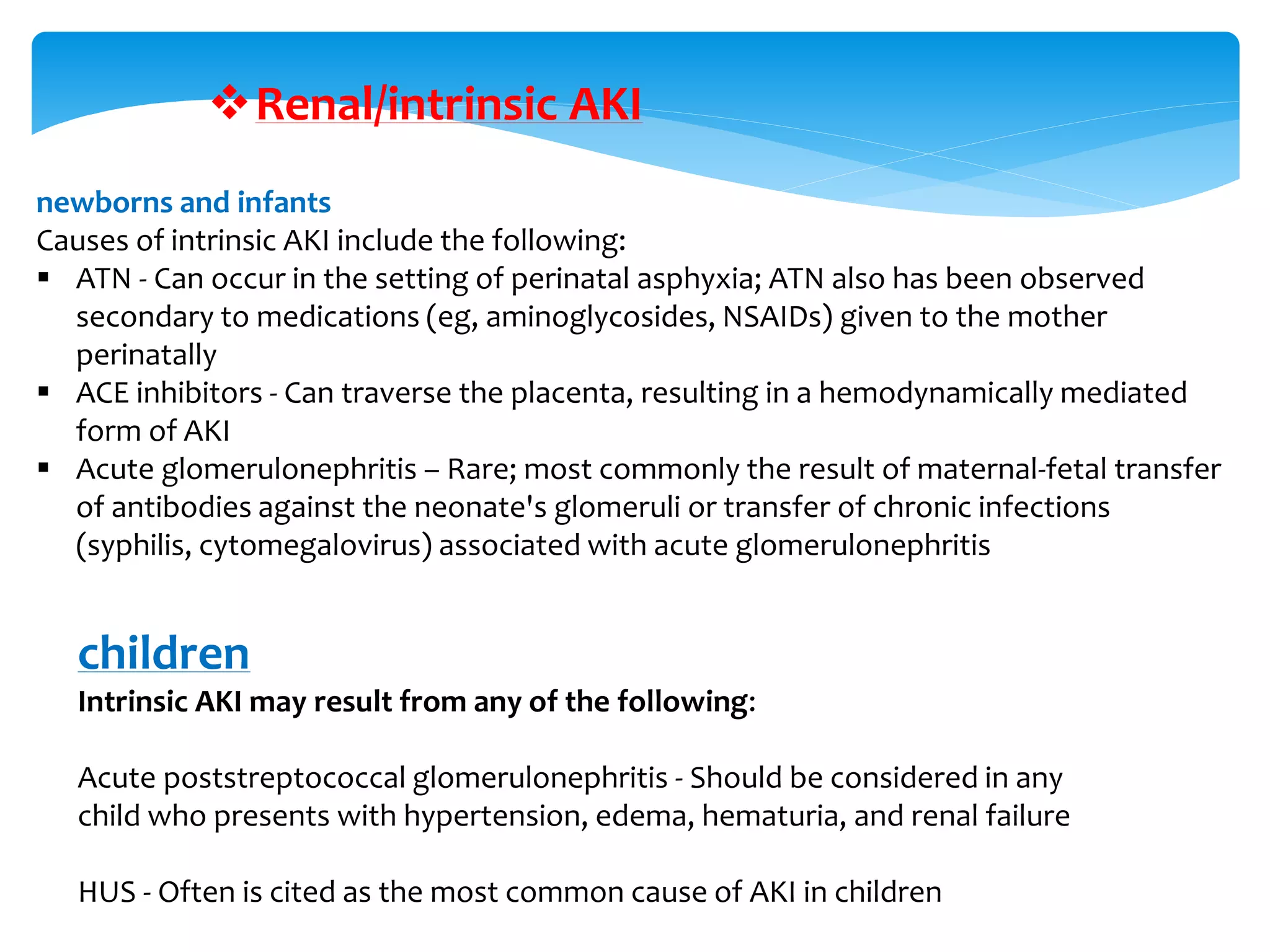 Paediatric acute renal failure | PPT