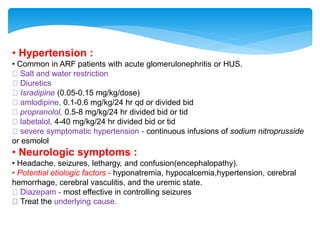 Paediatric acute renal failure | PPT
