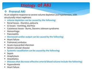 Paediatric acute renal failure | PPTX