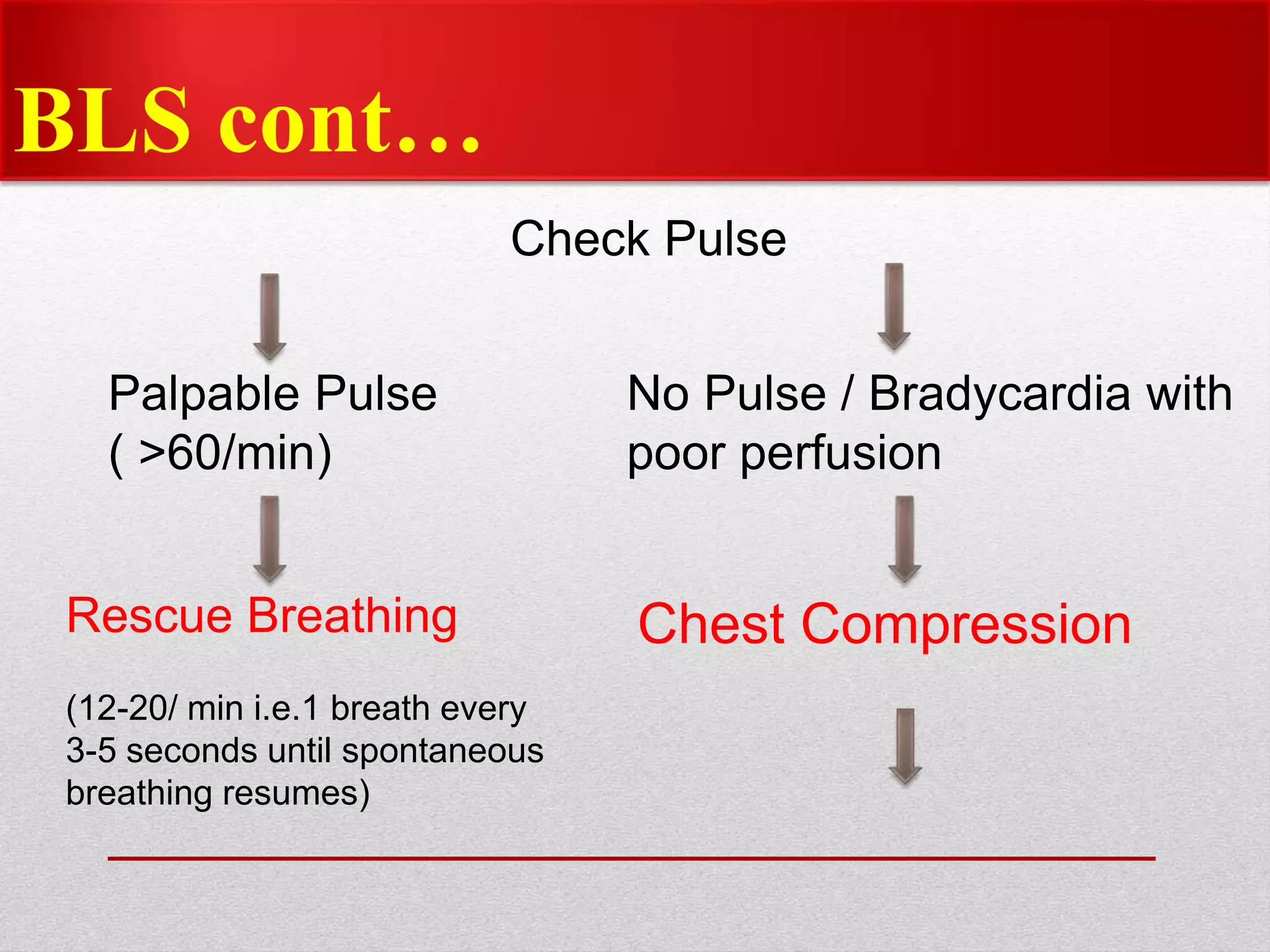 Paediatric basic life support ppt | PPTX