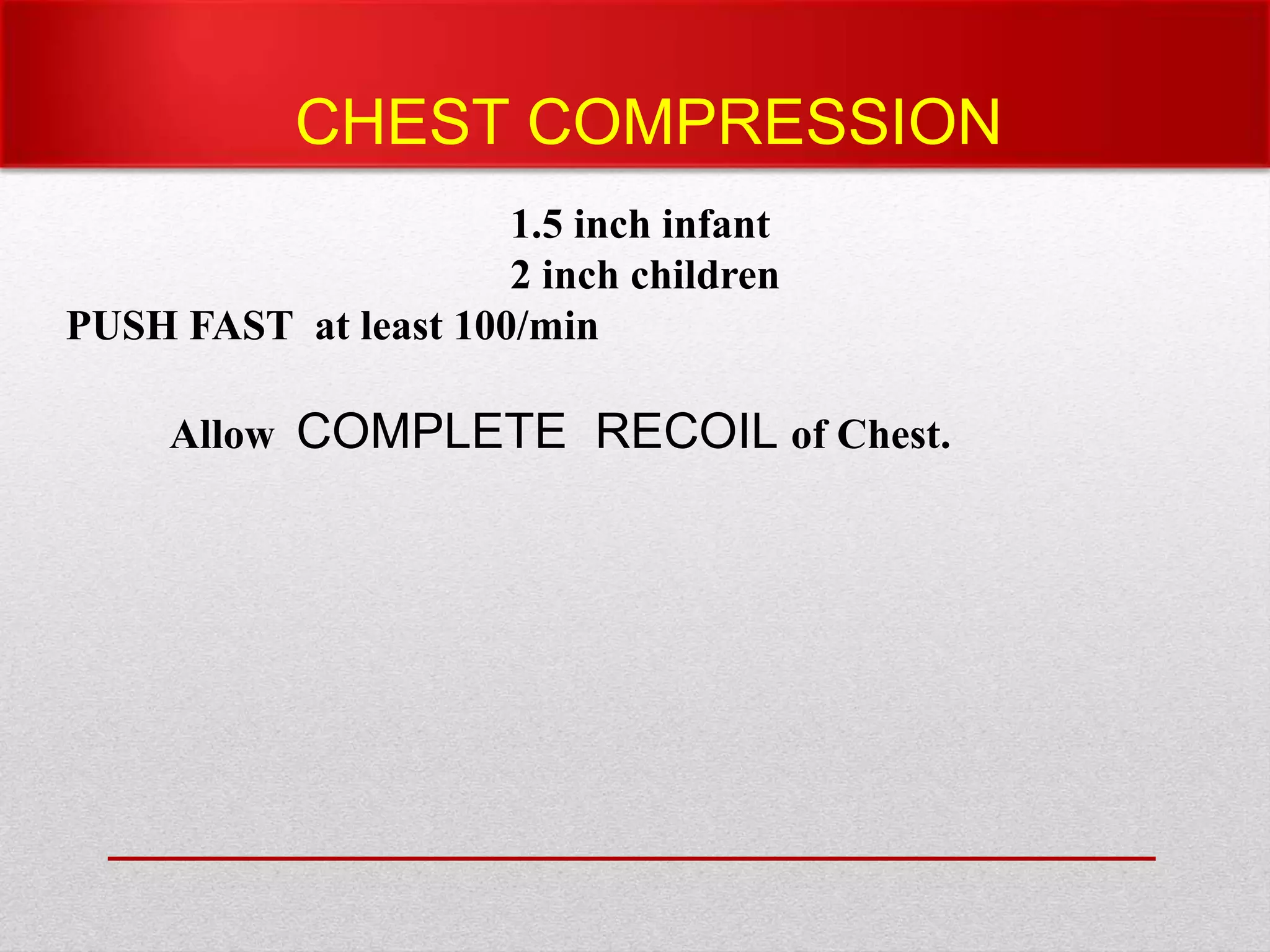 Paediatric basic life support ppt | PPTX