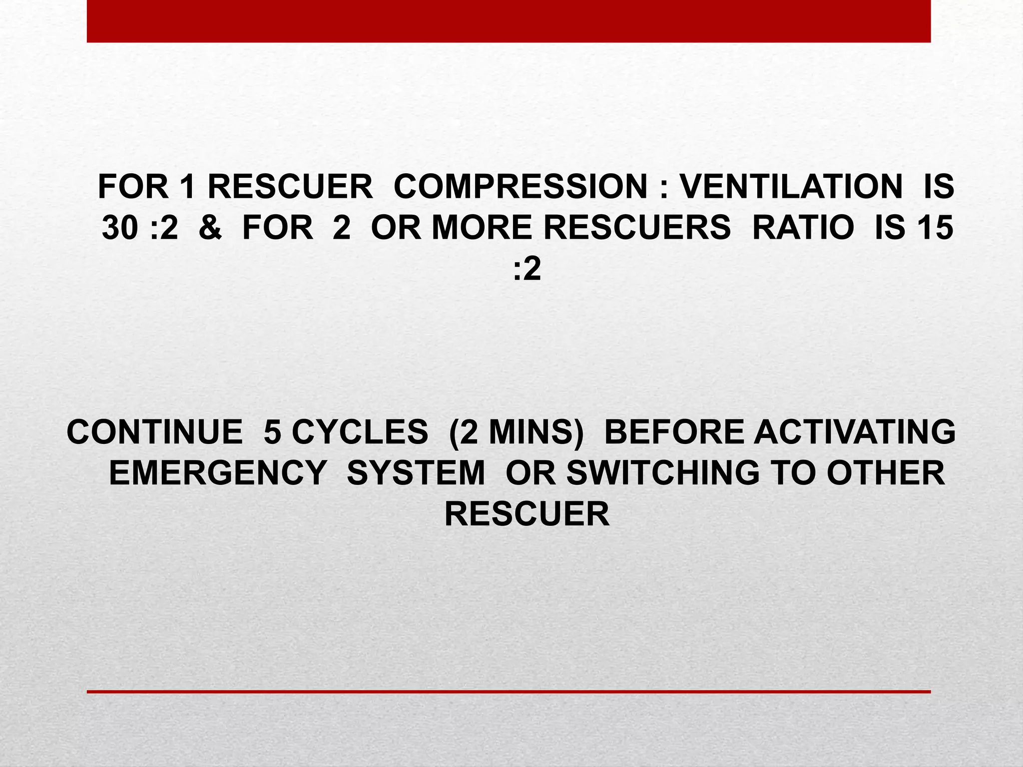 Paediatric basic life support ppt | PPTX