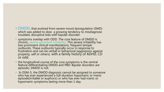 Pediatric bipolar disorder by DR Reham A Abd elmohsen | PPTX