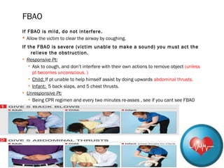 Paediatric bls and choking algorithm | PPT
