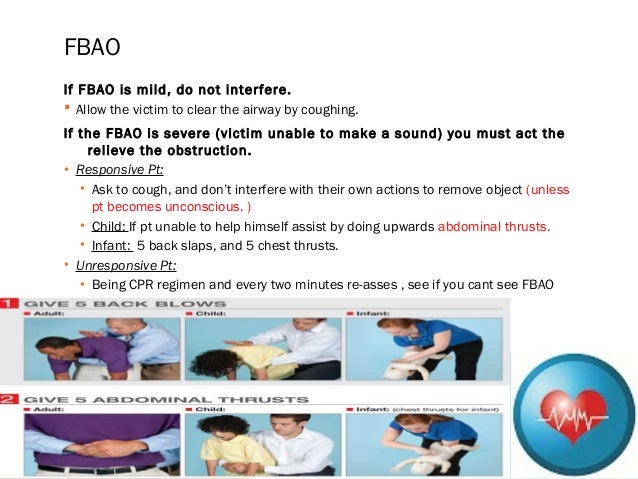 Paediatric Bls And Choking Algorithm
