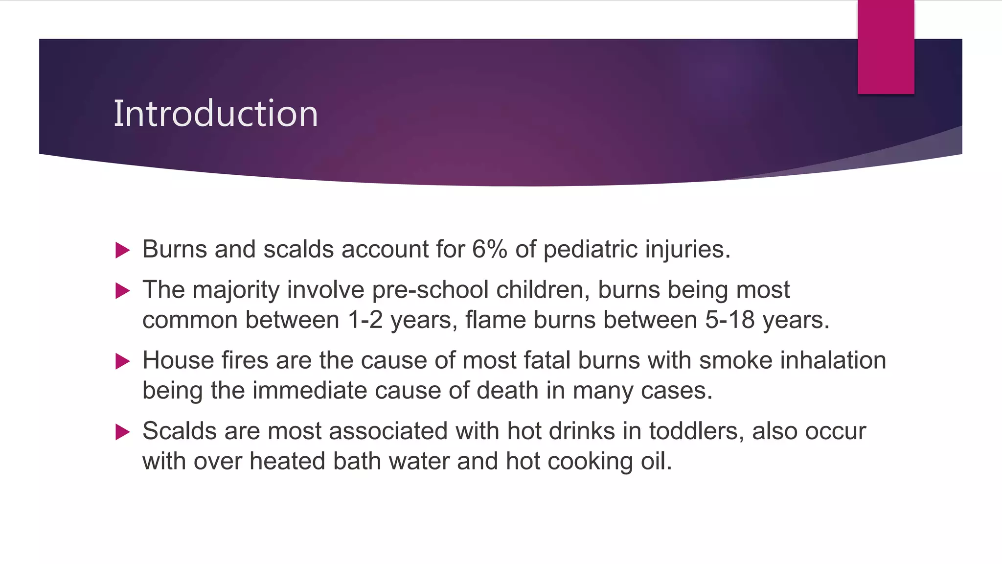 Paediatric burn management | PPTX