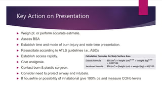 Paediatric burn management | PPTX