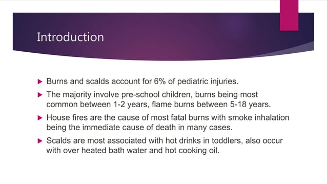 Paediatric burn management | PPTX