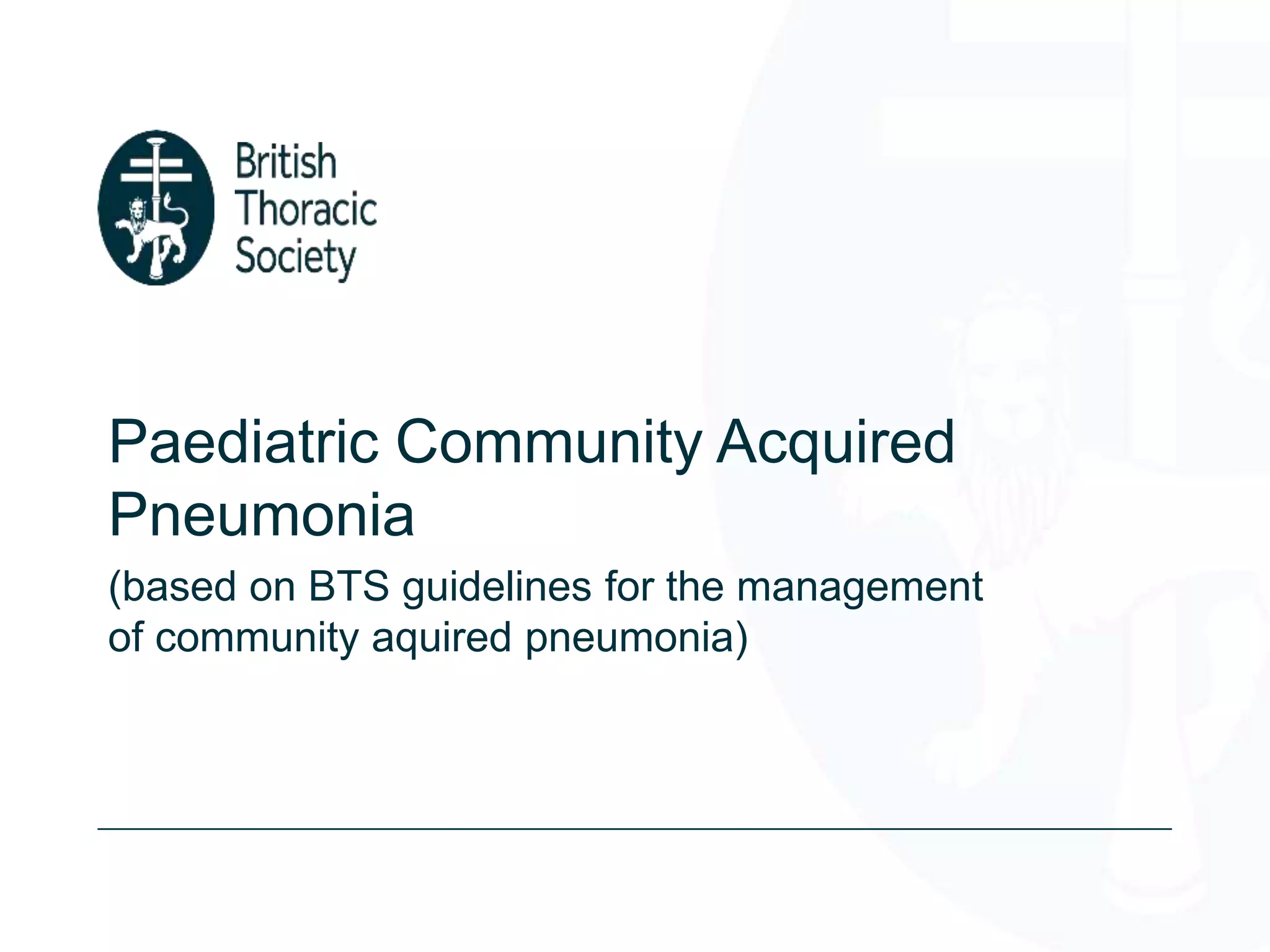 Paediatric CAP Appendix 4.ppt