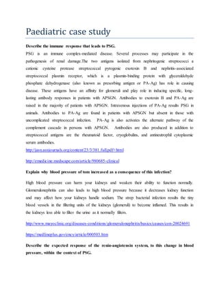 Case Study On Paediatric | DOCX