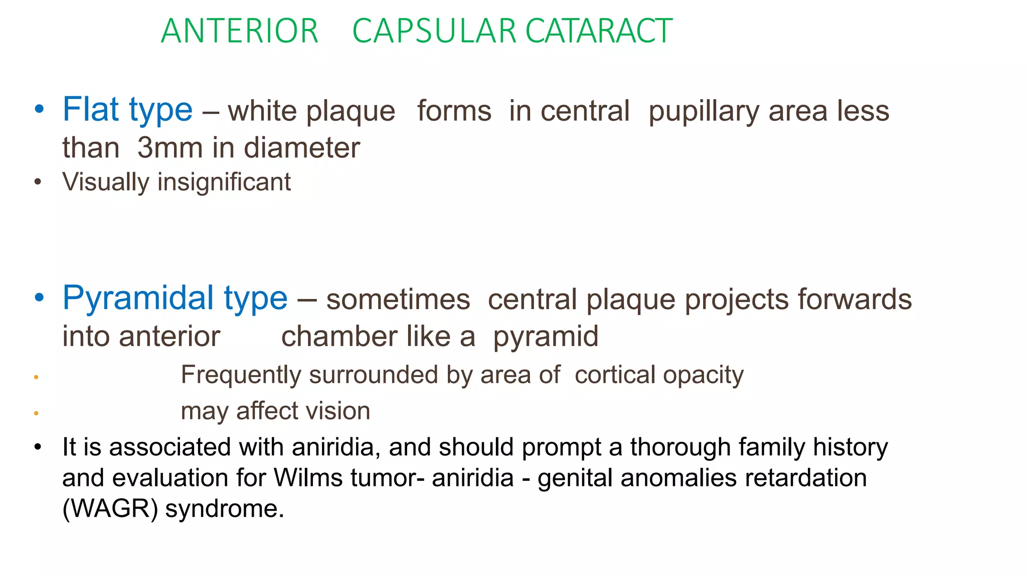 Paediatric cataract -DR ARNAV SAROYA | PPT