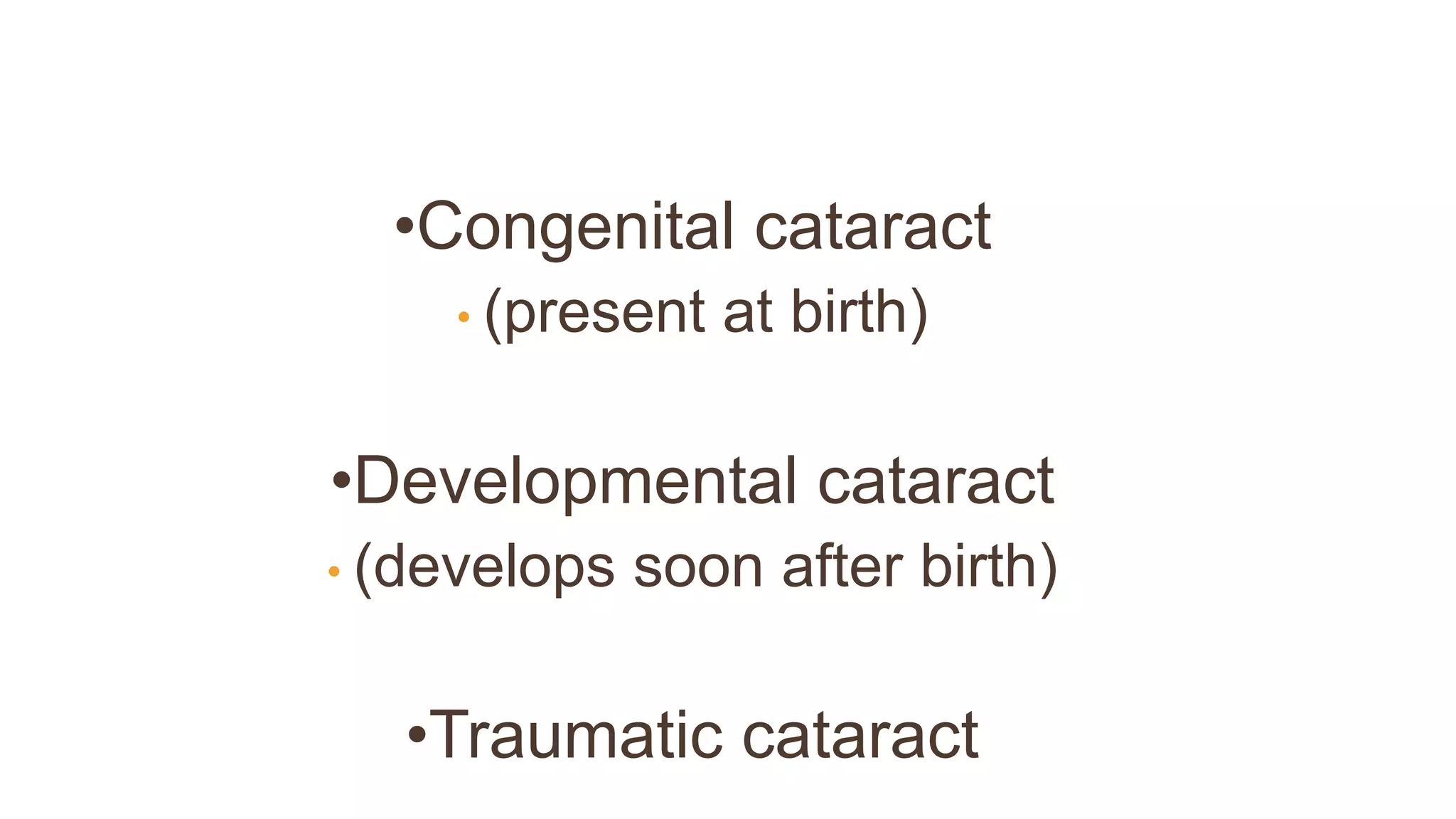 Paediatric cataract -DR ARNAV SAROYA | PPT