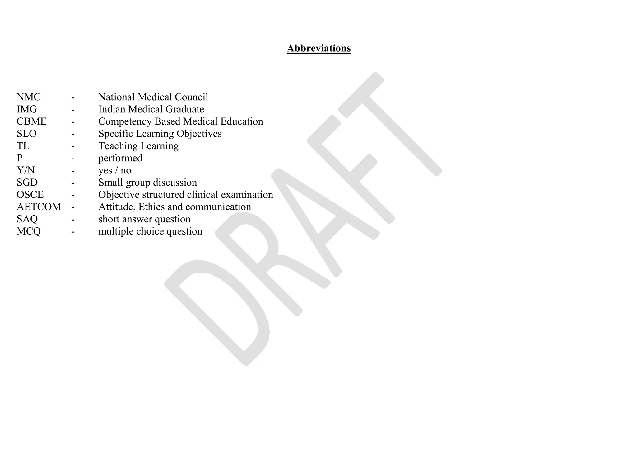 Paediatric curriculum for rguhs cbme pattern | PDF
