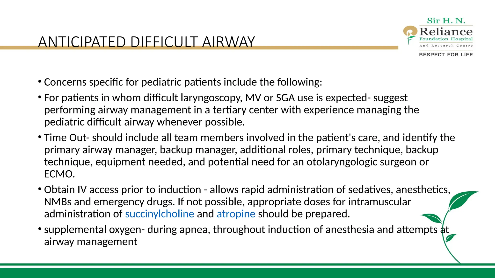 PAEDIATRIC DIFFICULT AIRWAY MANAGEMENT.. | PPTX