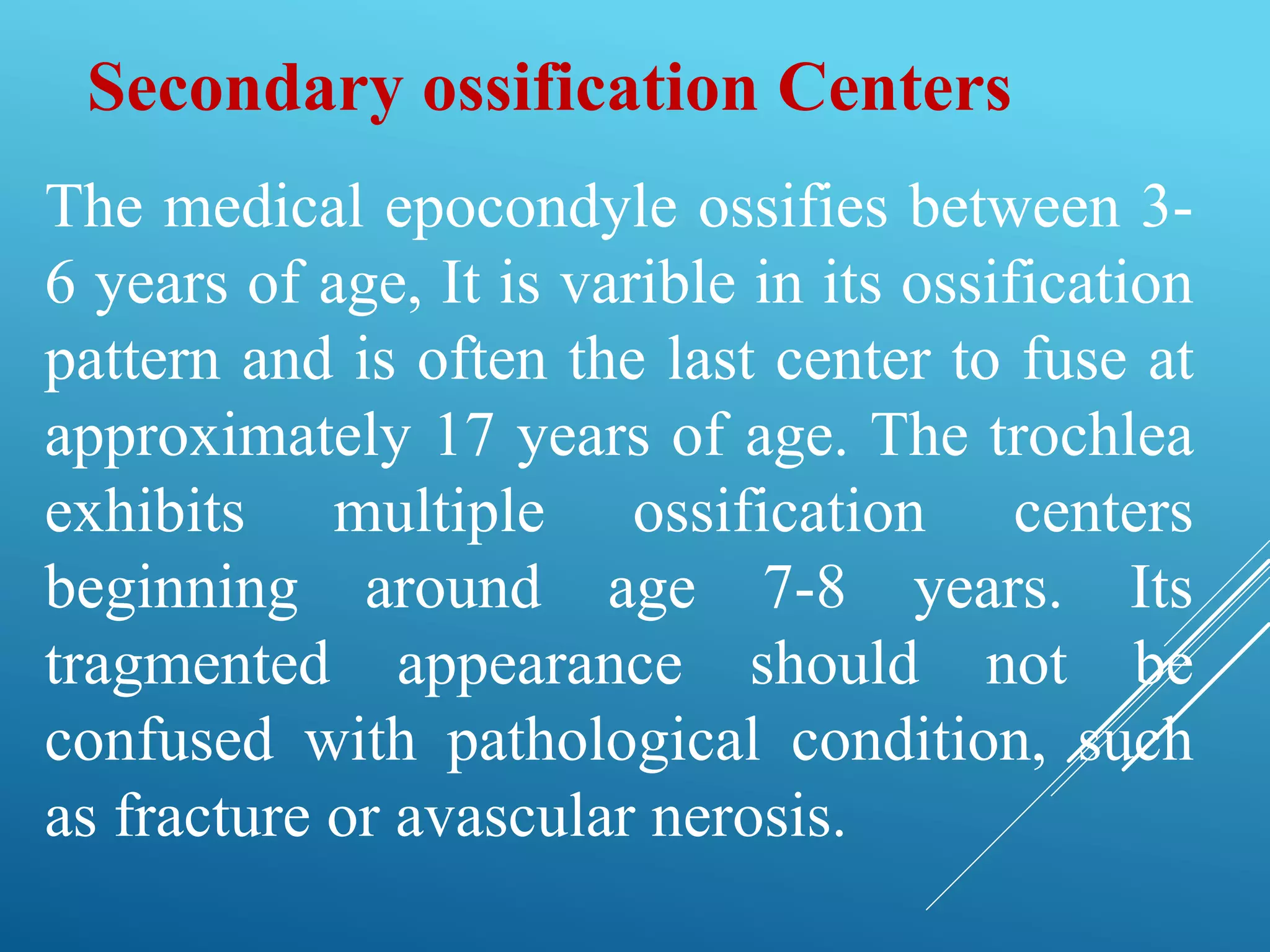 Radiographic evaluation of Paediatric elbow injury | PPTX