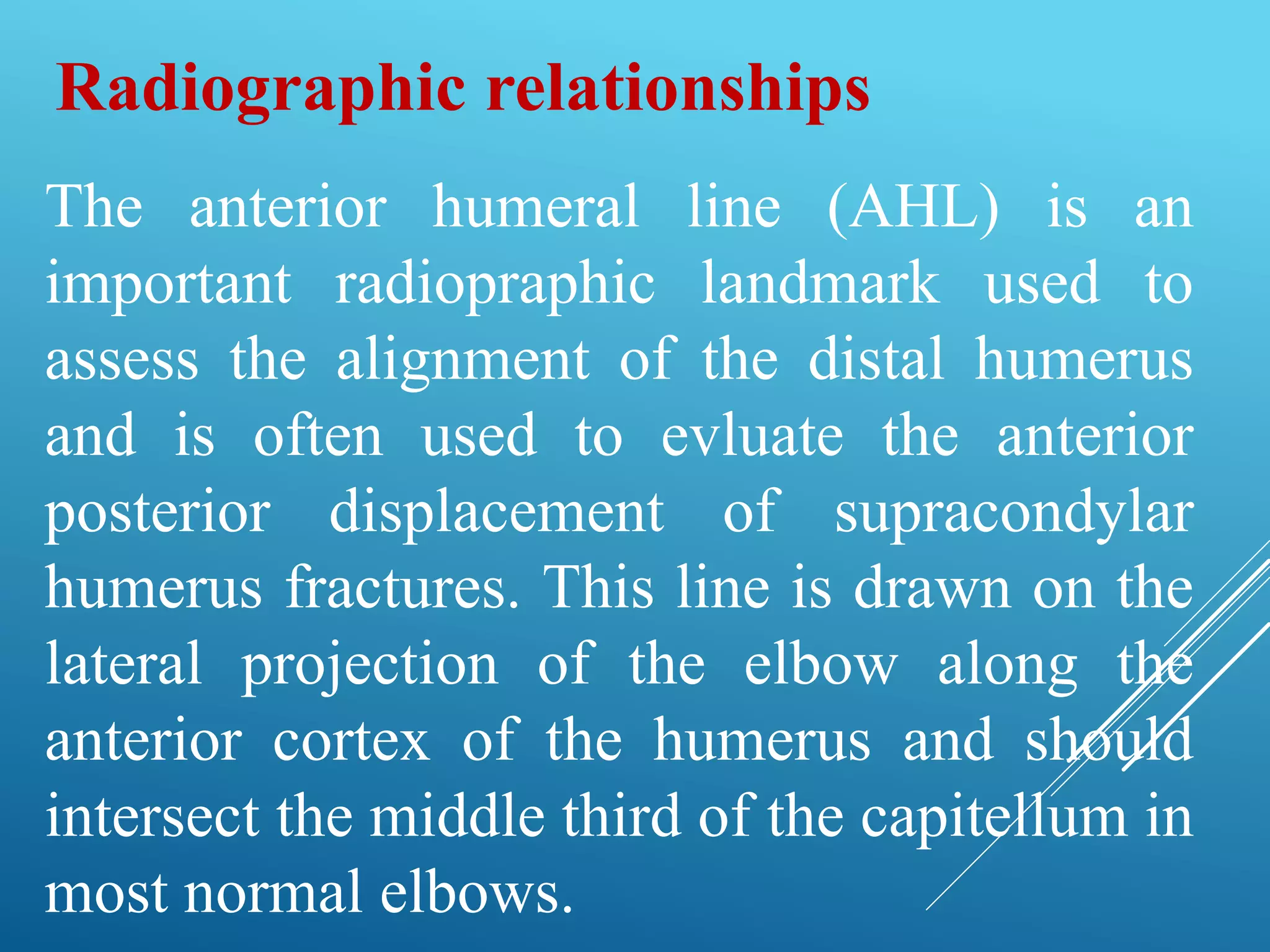 Radiographic evaluation of Paediatric elbow injury | PPTX