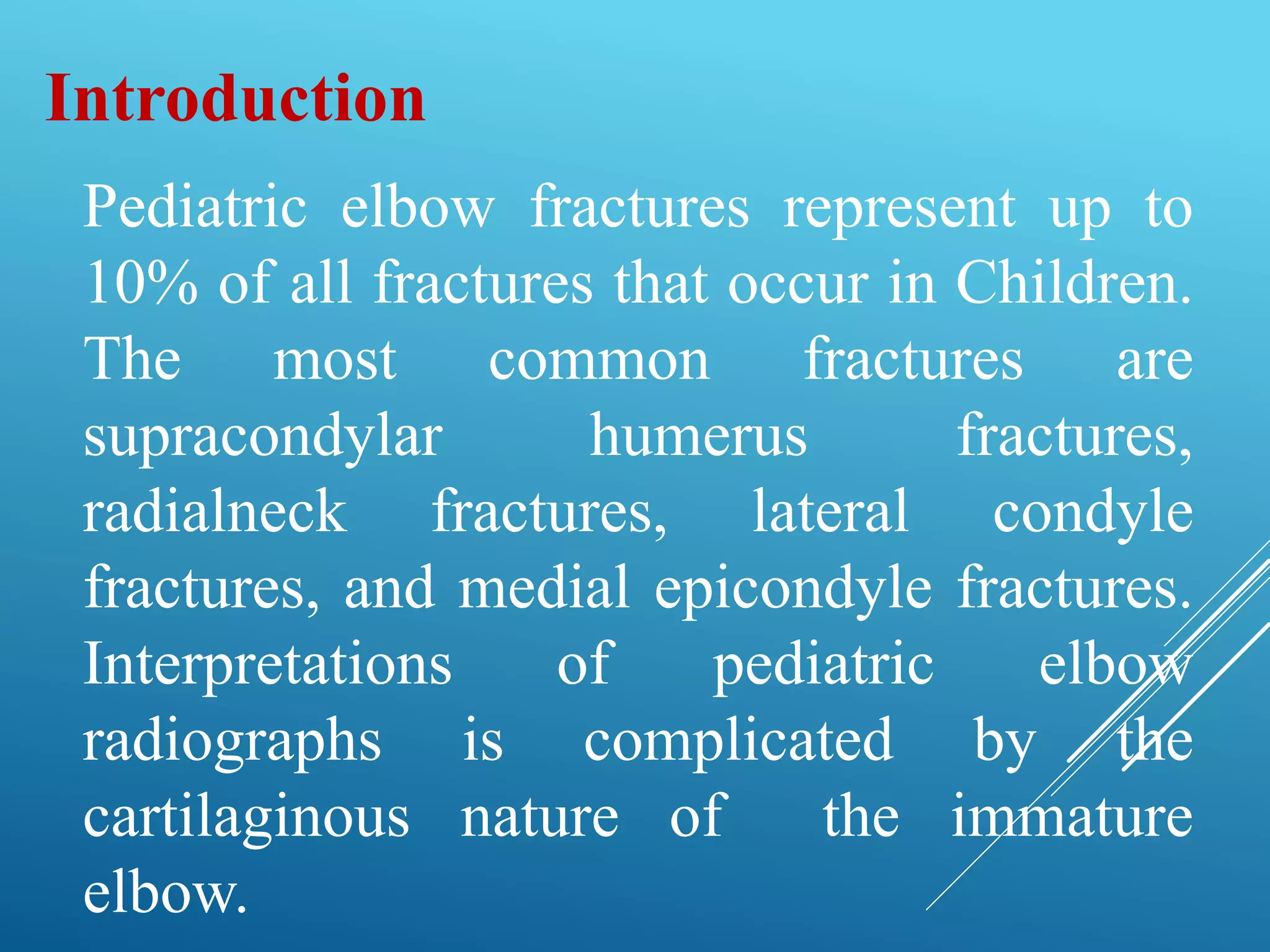 Radiographic evaluation of Paediatric elbow injury | PPTX