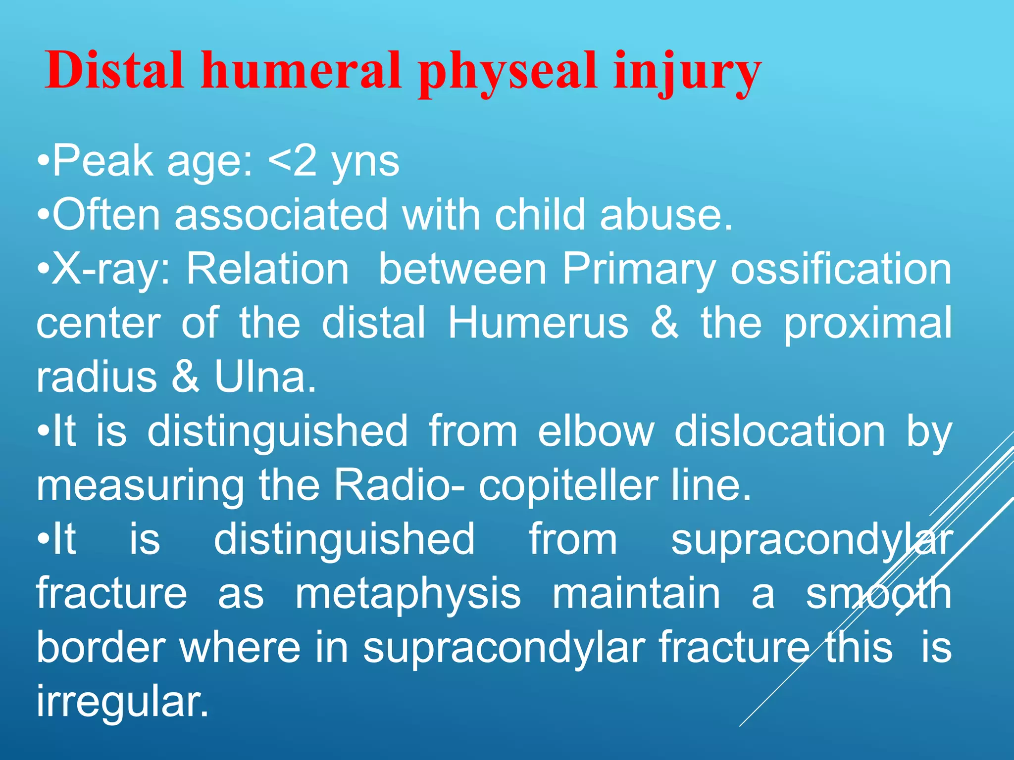 Radiographic evaluation of Paediatric elbow injury | PPTX